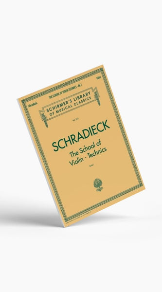 Schradieck School of Violin Technics - Book 1 | Sieffs Music